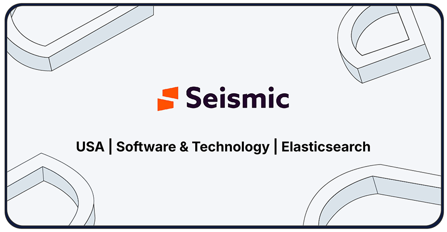 Seismic delivers AI-powered Sales Enablement powered by Elastic | Elastic Customers